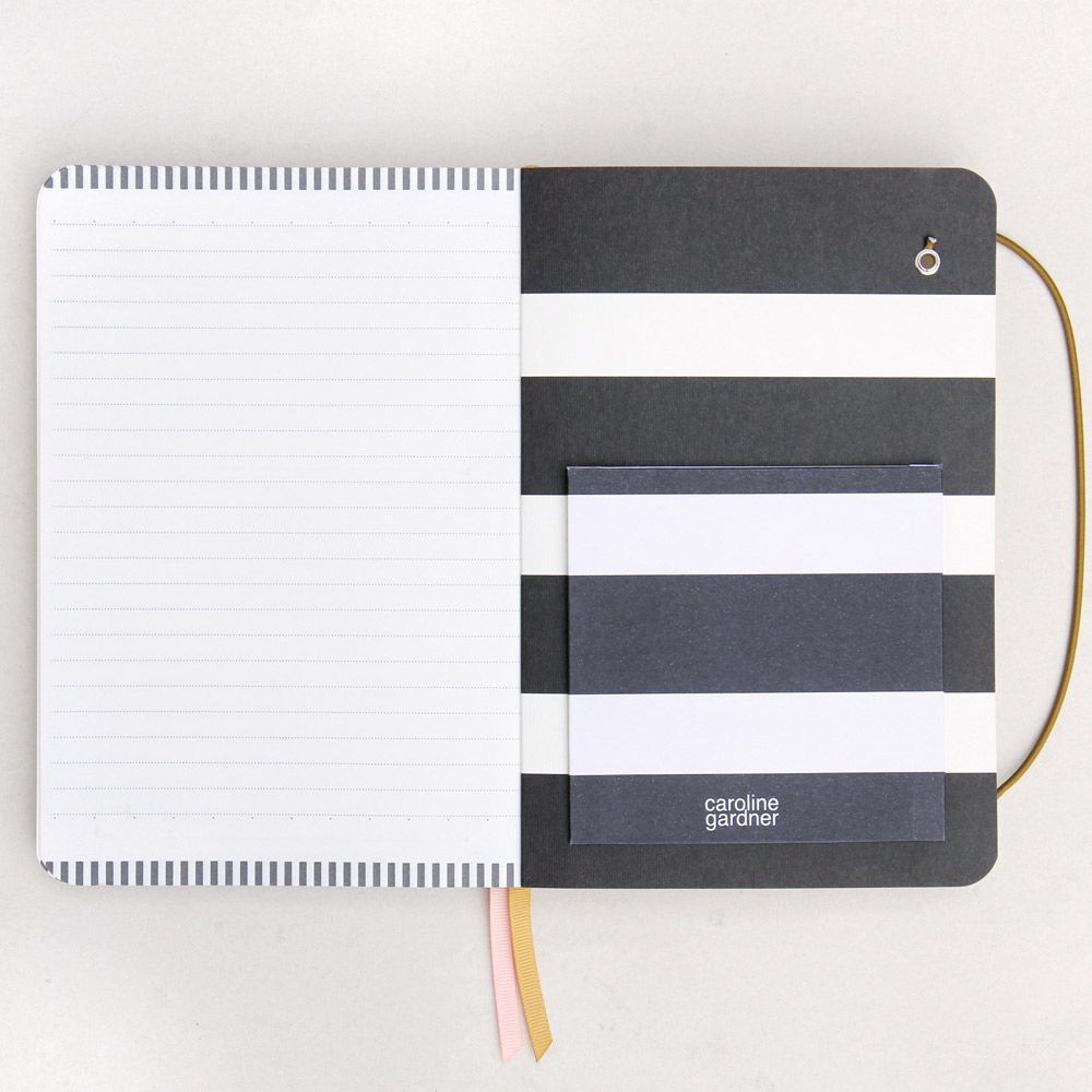 Caroline Gardner A5 Notebook Metallic Dots | Magpie Poundbury